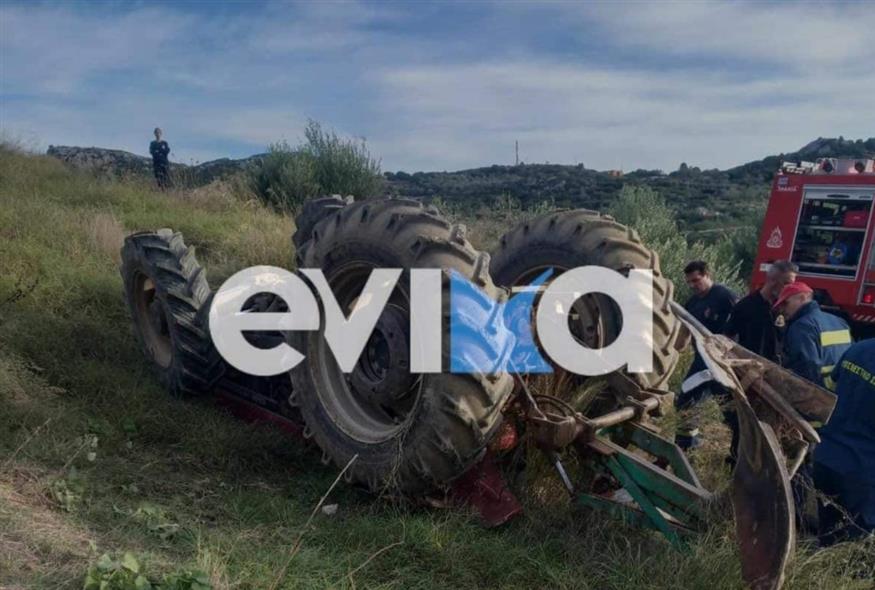 Τραγωδία στην Εύβοια: Αγρότης καταπλακώθηκε από τρακτέρ και σκοτώθηκε