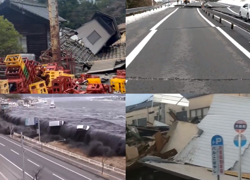 Σεισμός στην Ιαπωνία: Εικόνες αποκάλυψης μετά το 7,6 Ρίχτερ – Άνοιξε ...