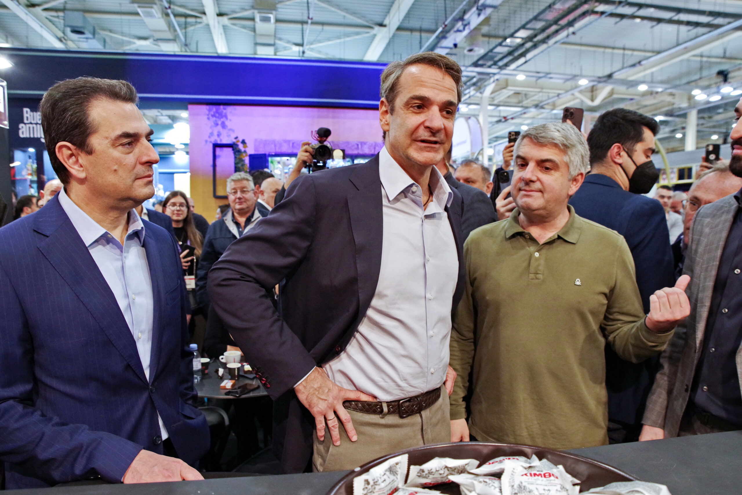 Ο διάλογος του Μητσοτάκη με τον Κωνσταντινόπουλο του ΠΑΣΟΚ στη HORECA