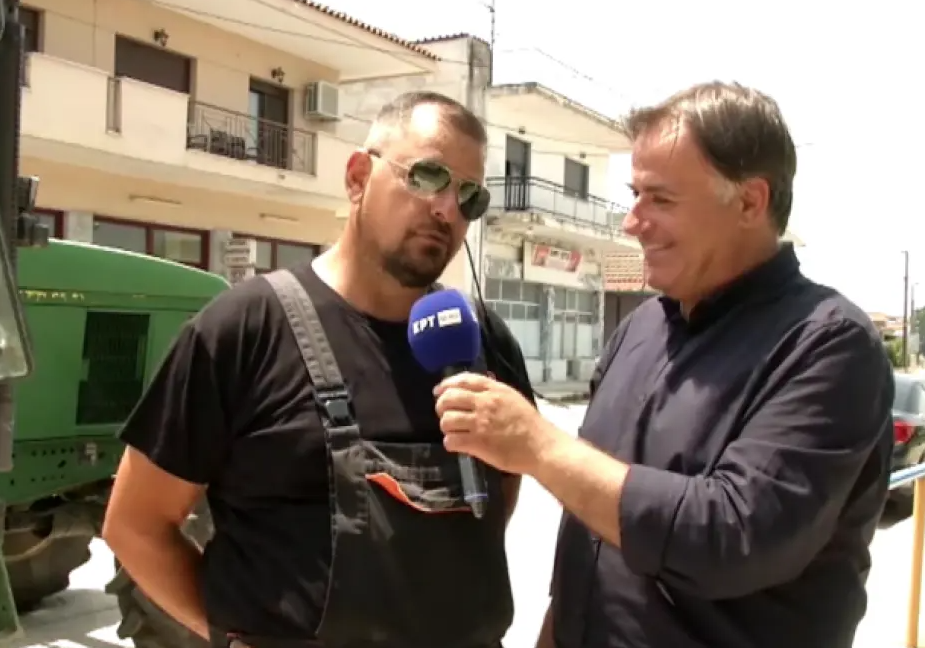 Σέρρες: Αγρότης έφτασε στο εκλογικό κέντρο με το τρακτέρ για να ψηφίσει ...