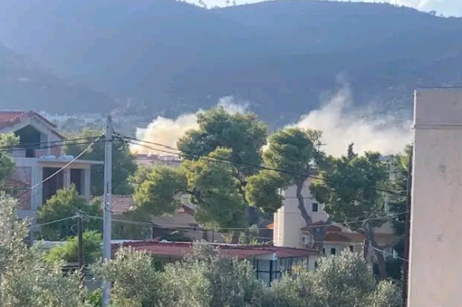 Αρεόπολη: Φωτιά σε εξέλιξη στην περιοχή Άγιος Κυπριανός