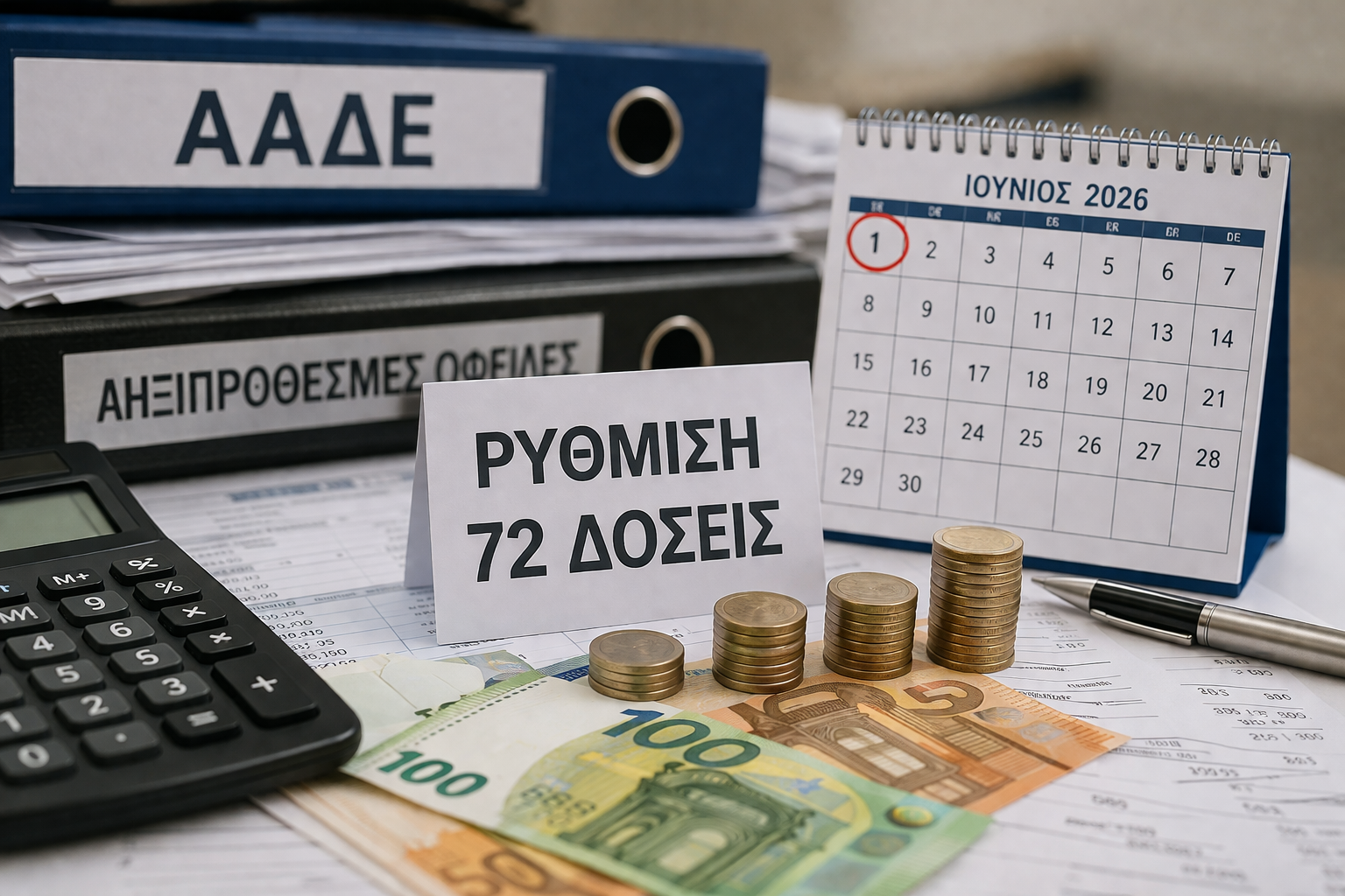 Ρύθμιση 72 δόσεων: «Φρένο» λόγω εκτόξευσης στα ληξιπρόθεσμα χρέη